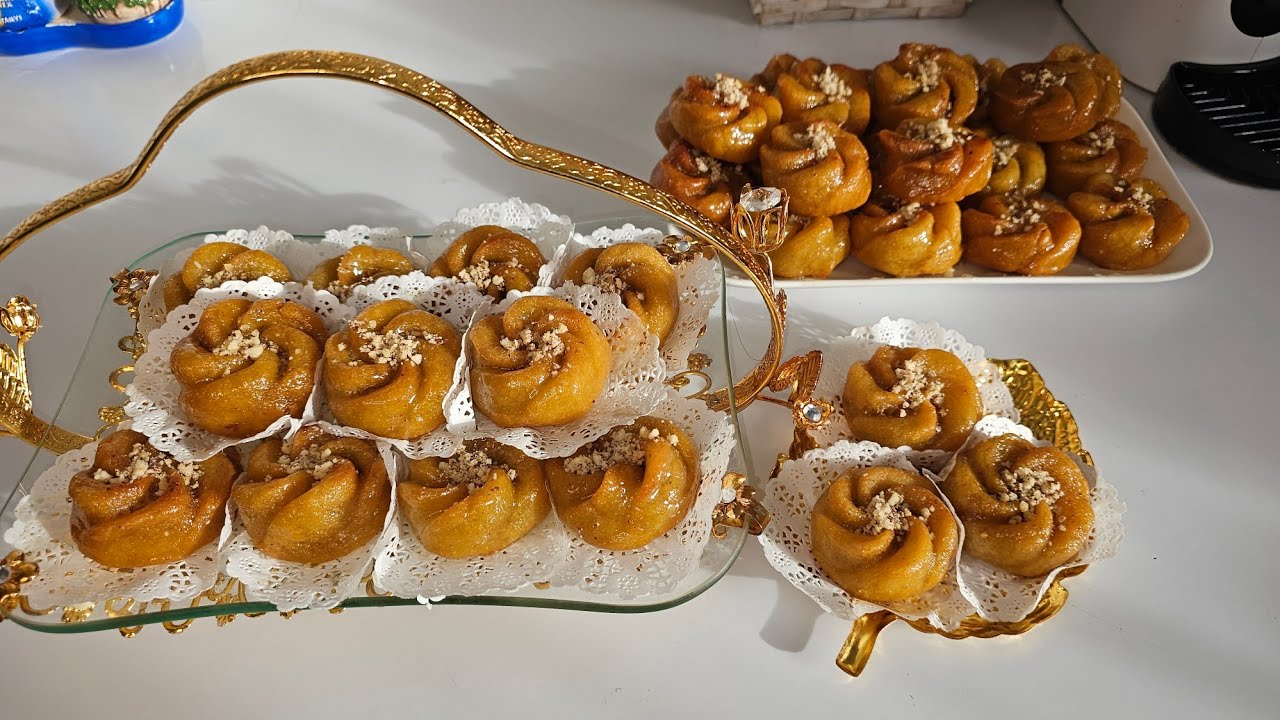 وصفة لسهرات رمضان حلوى معسلة بنتها خيالية Gâteau Au Miel Idéal Pour Le Ramadan Youtube