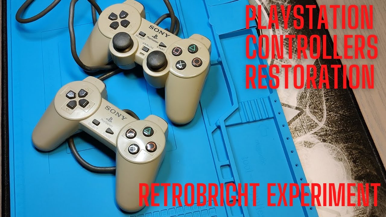 PS1 Controllers Restoration - YouTube