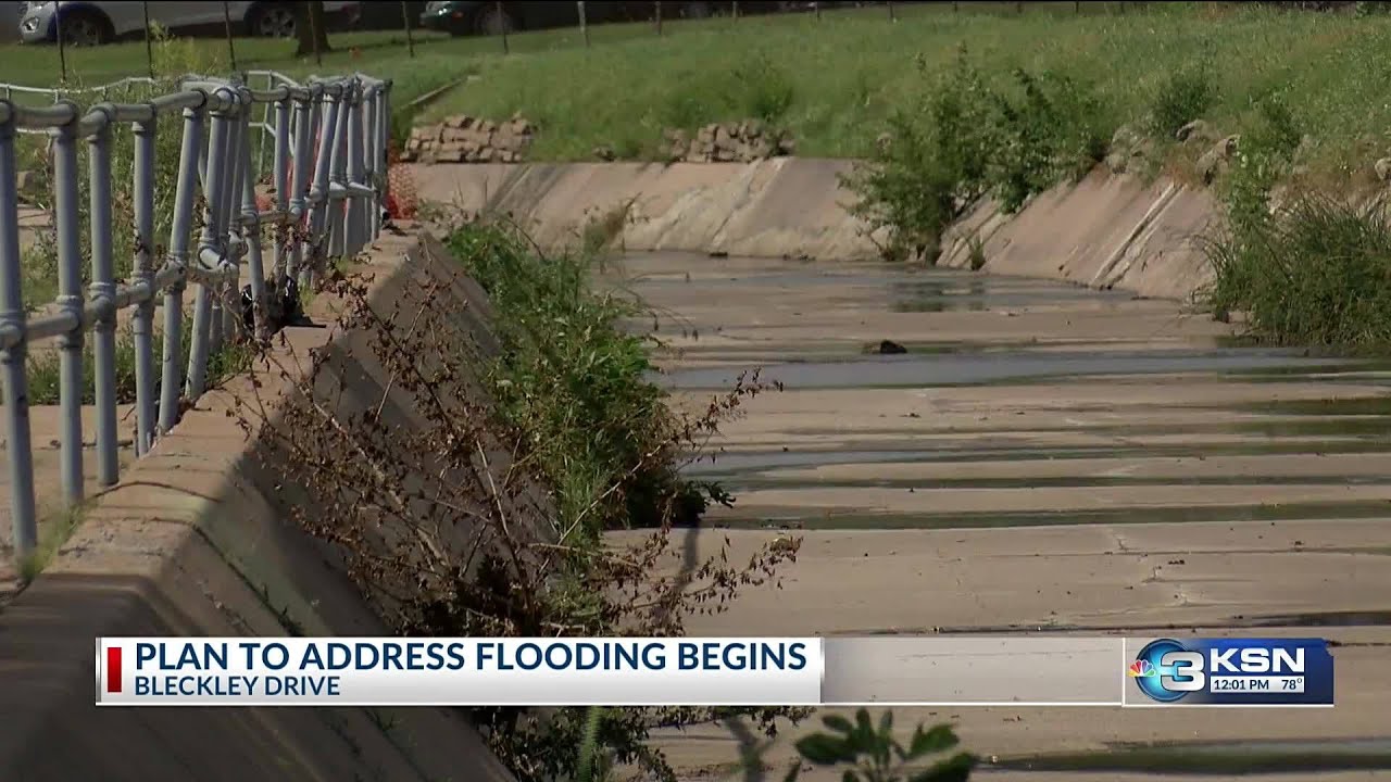 Project launched to tackle east Wichita neighborhood flooding - YouTube