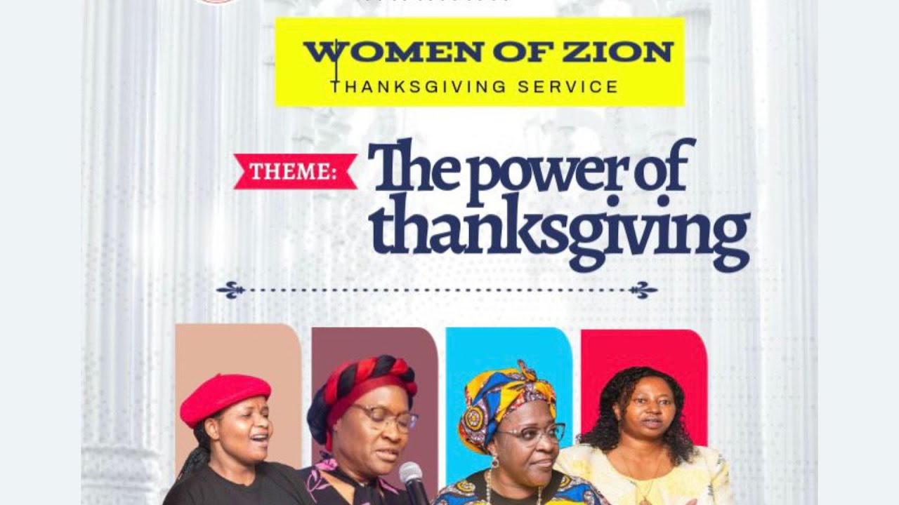 WOMEN OF ZION END OF THE YEAR THANKSGIVING SERVICE (22ND DEC. 2024 ...