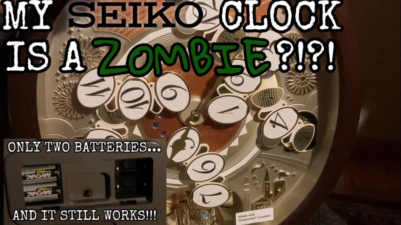 My Seiko Melodies in Motion Clock is a ZOMBIE?!?! It’s Working with ...