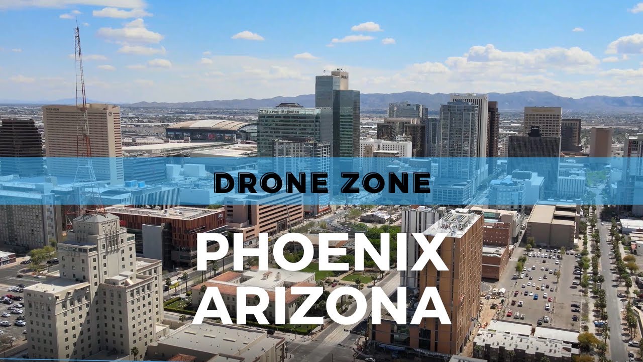 Phoenix | Arizona | Aerial Views of Central Phoenix | Arizona's Urban ...
