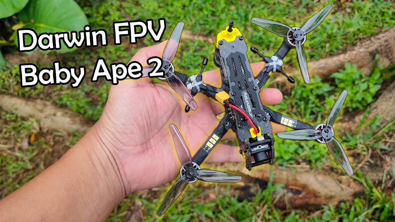 Drone DarwinFPV BabyApe 2 Test Terbang Pertama X - YouTube