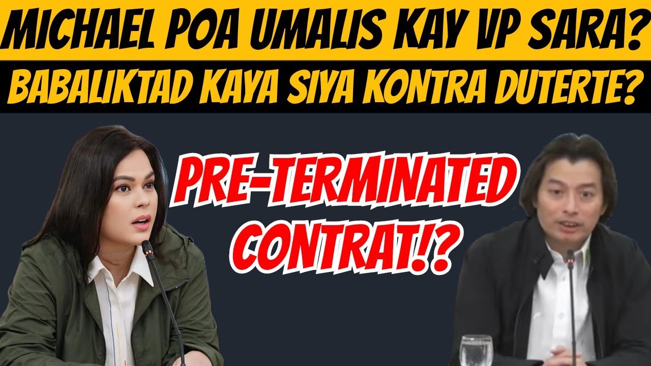 TATAB_LAHIN KAYA SI VP SARA? ATTY. MICHAEL POA PRE-TERMINATED CONTRACT ...