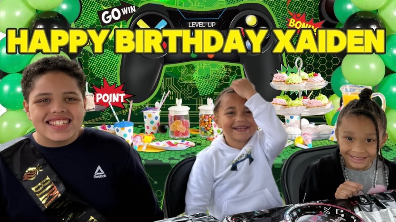 HAPPY BIRTHDAY XAIDEN! - YouTube
