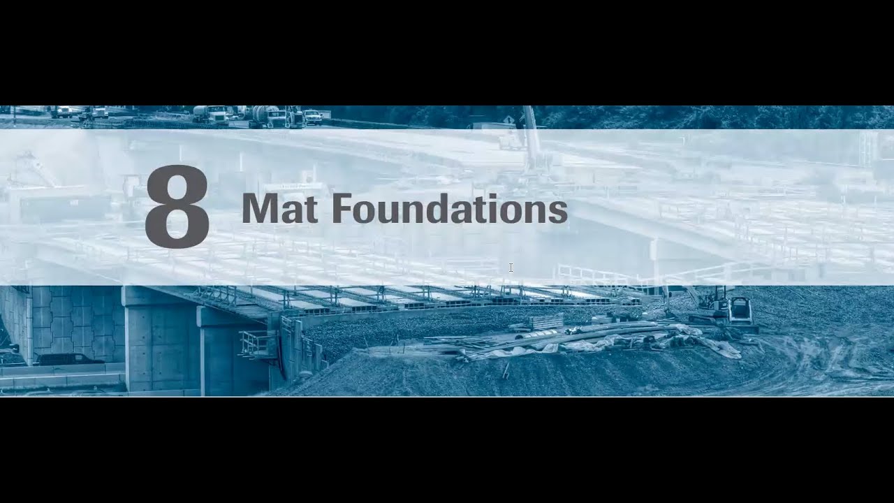 8. Mat Foundation: Compensated Foundation and Soil pressure under Mat ...
