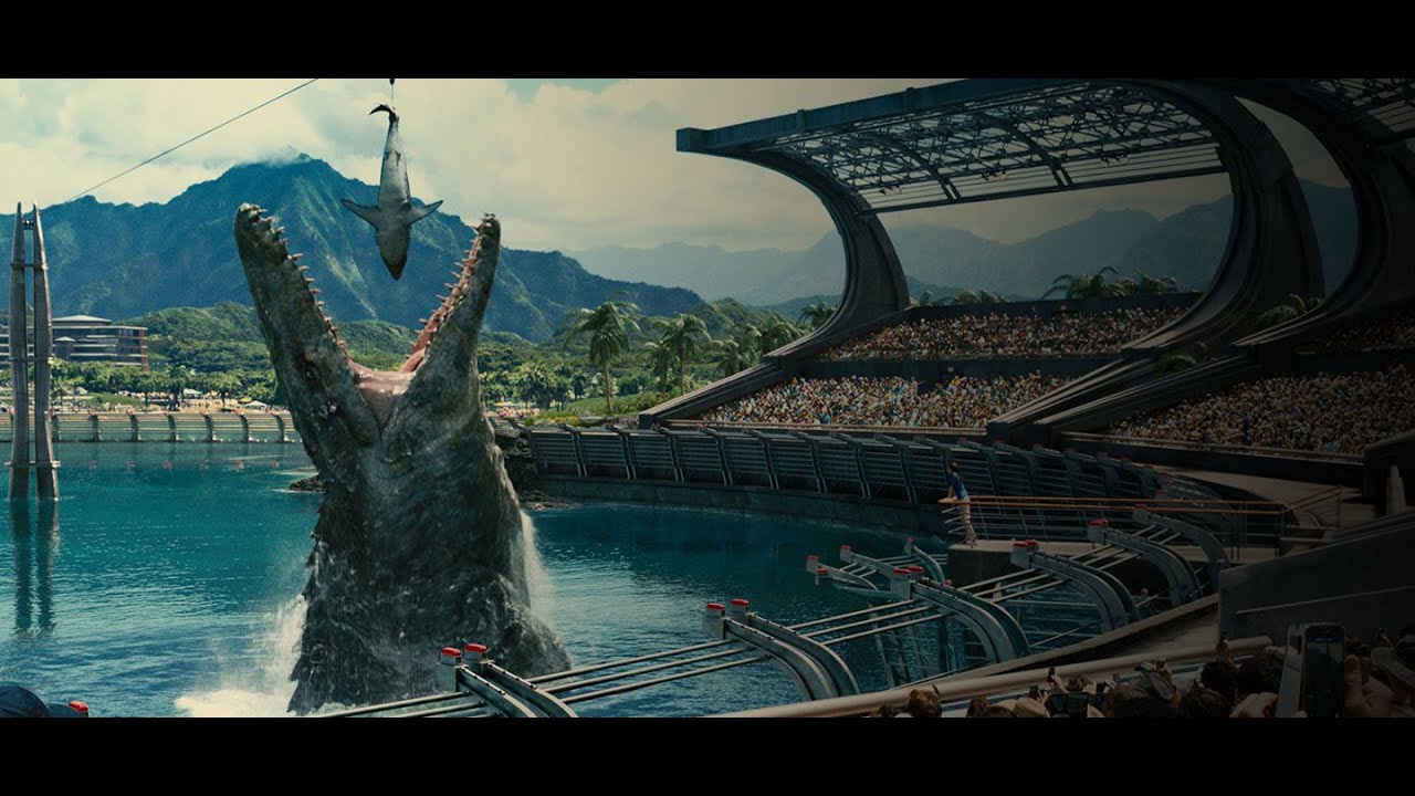 Mosasaurs eating - YouTube