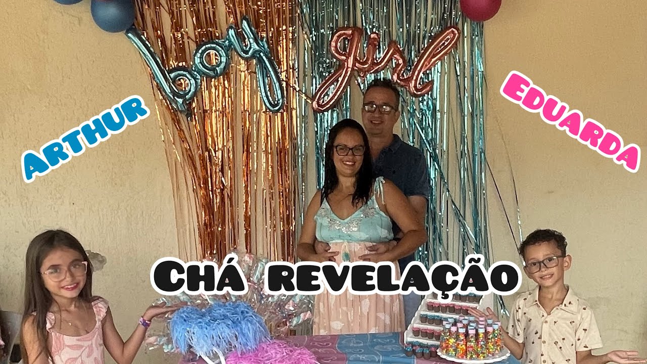 CHÁ REVELAÇÃO | ARTHUR OU EDUARDA? - YouTube