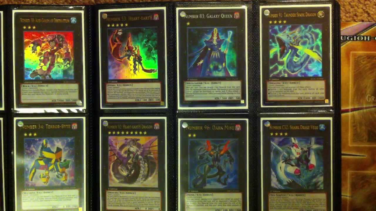 My Complete Yugioh Number Card Collection Post Cosmo Blazer - YouTube