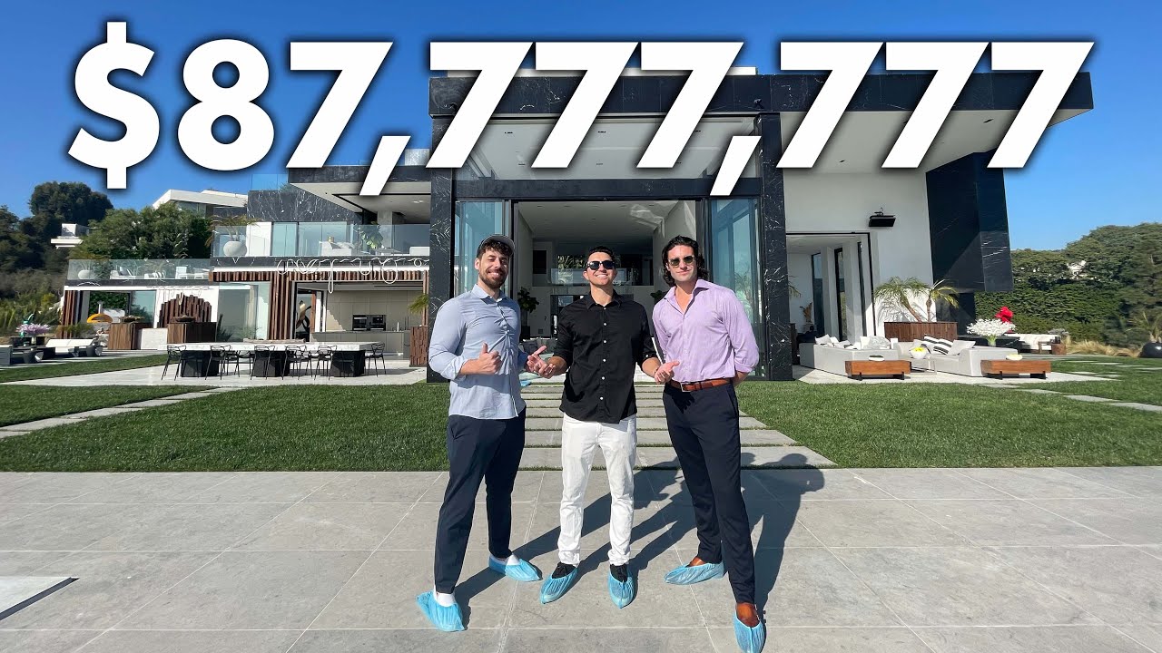 $87,777,777 BEL AIR MEGA MANSION - YouTube