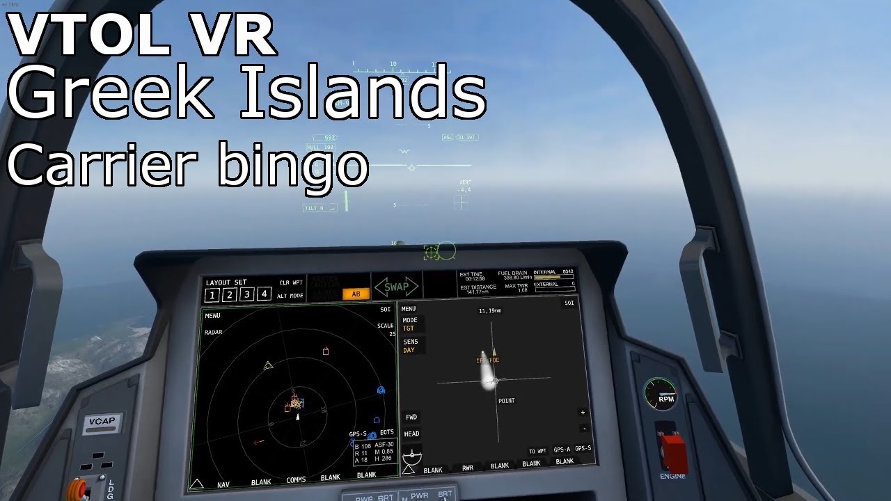 VTOL VR F-45 Carrier Bingo - YouTube