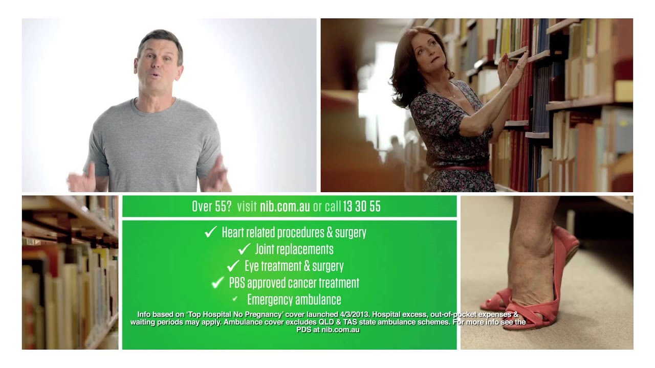 New Range of Health Cover Over 55s TV Ad nib Health Insurance - YouTube