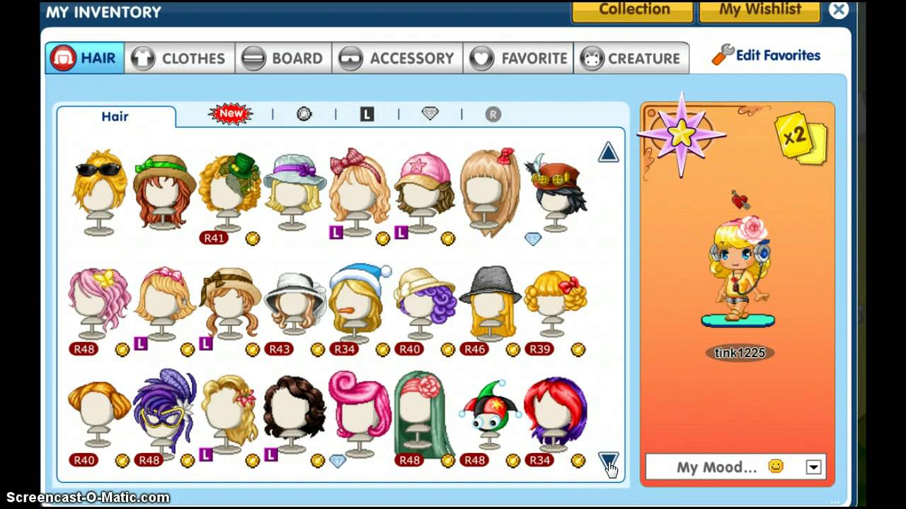 Fantage my inventory & idfone 2013 - YouTube