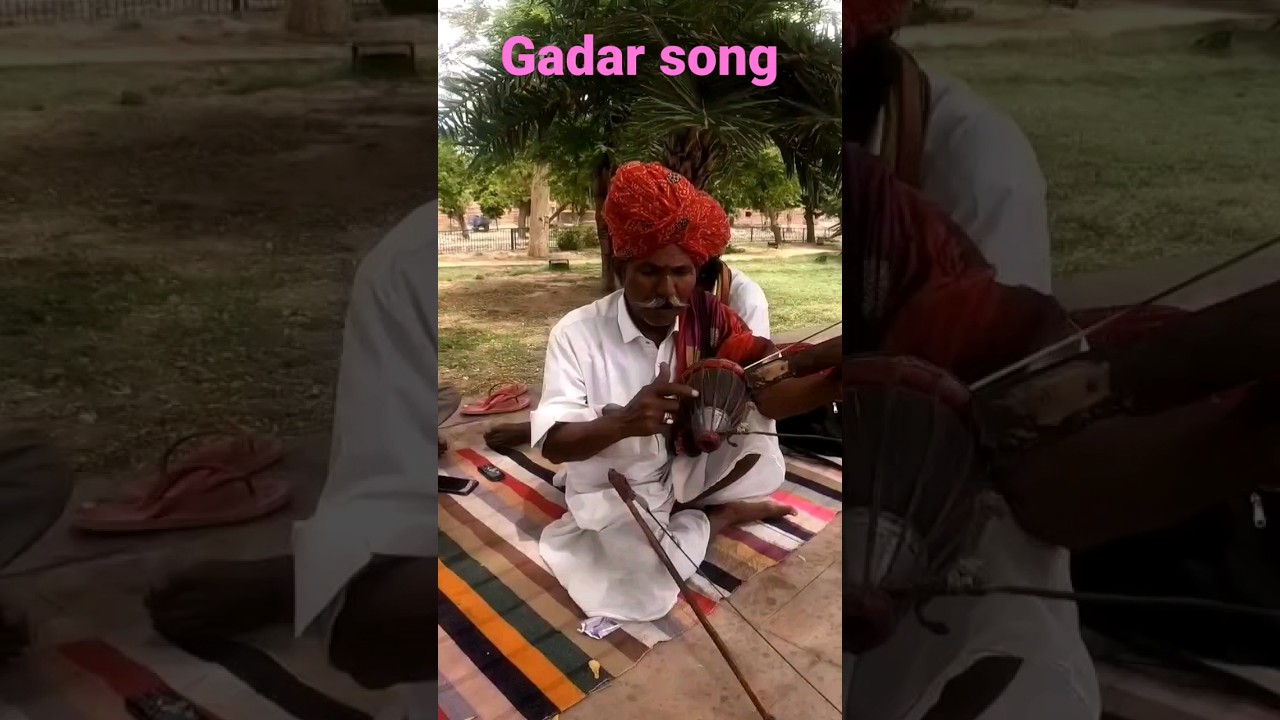 Gadar song played on Ravanhattha instrument - YouTube