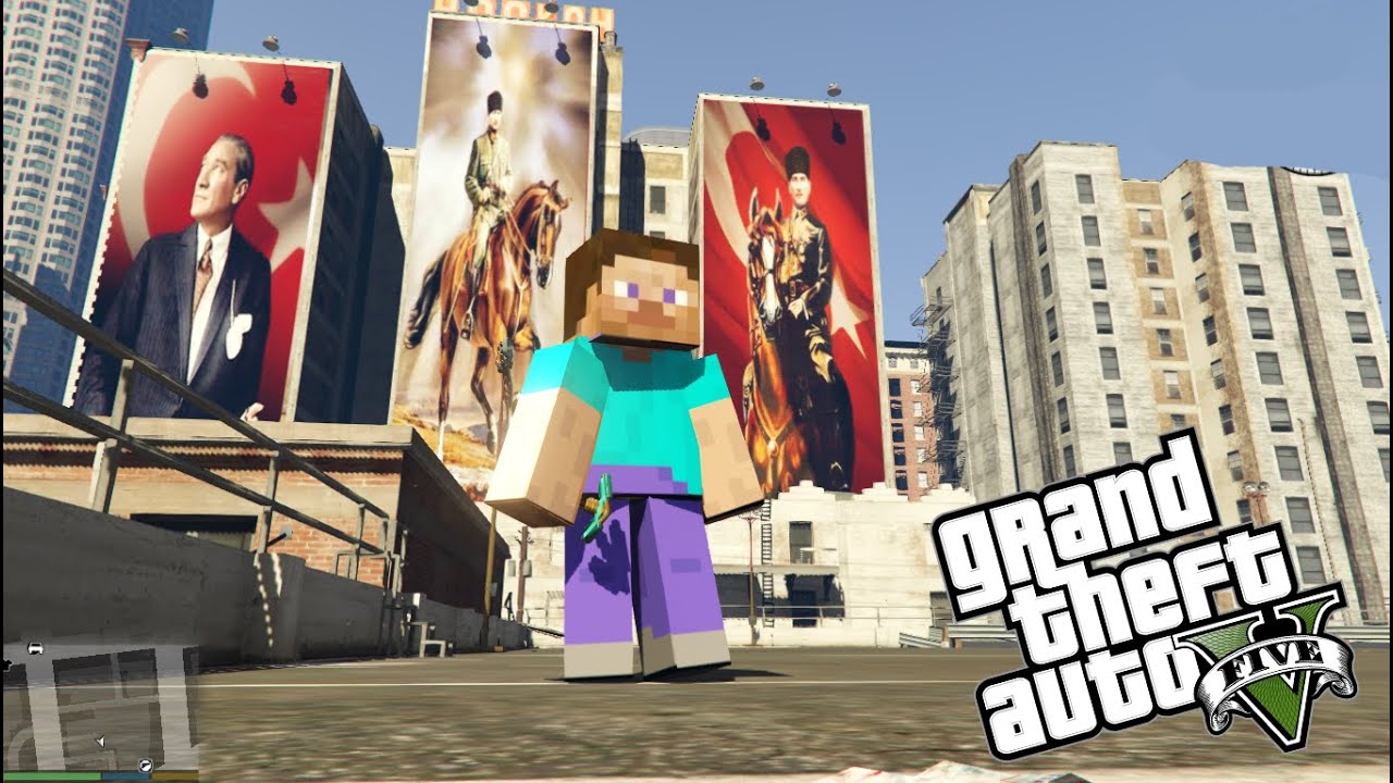 MİNECRAFT MOD !!! (GTA 5) - YouTube