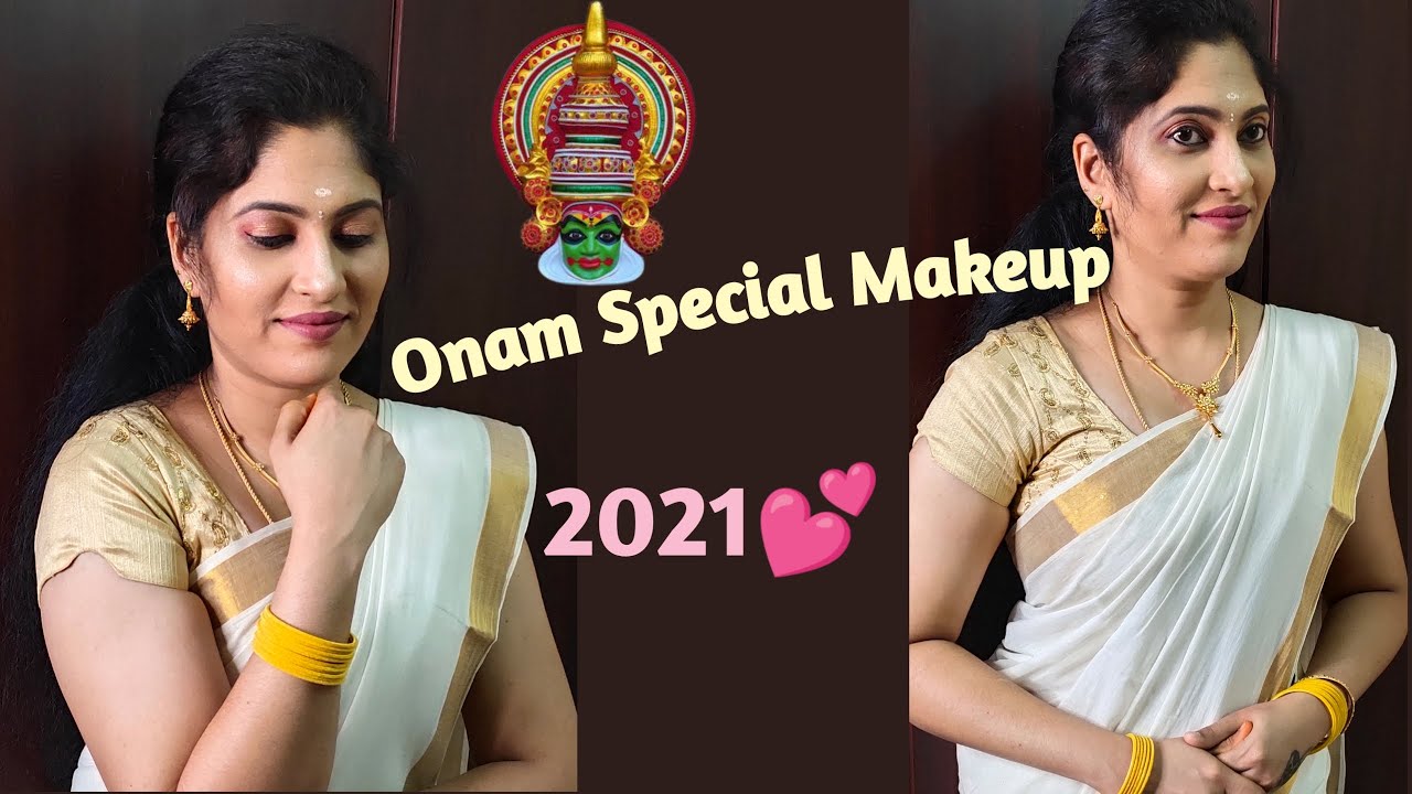 Onam Special Makeup | தமிழில் | Makeover By Tamil - YouTube