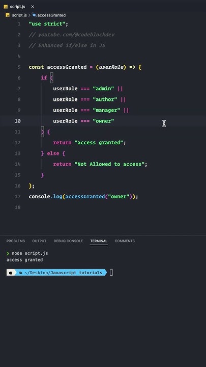 No Multiple Ifelse Do 👉 This Instead Javascript Coding Programming Javascripttutorial Youtube