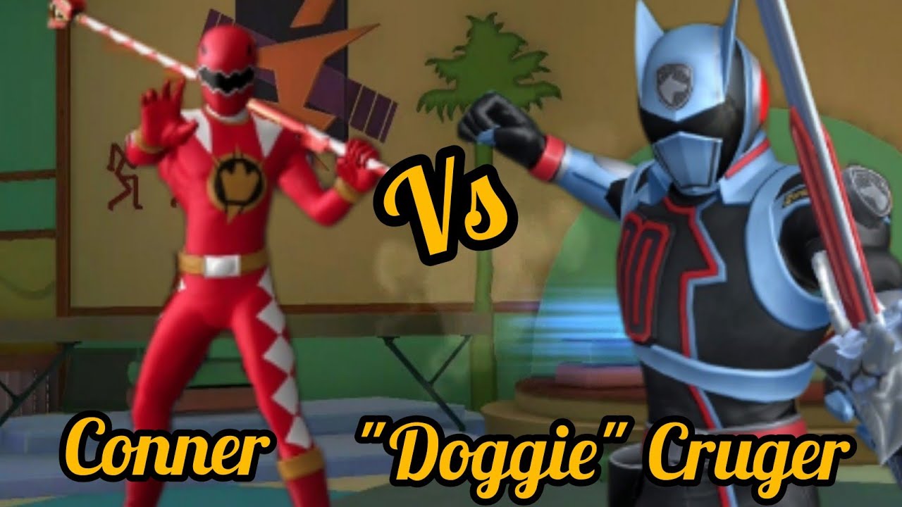 Conner vs "Doggie"Cruger power rangers lagacy wars - YouTube