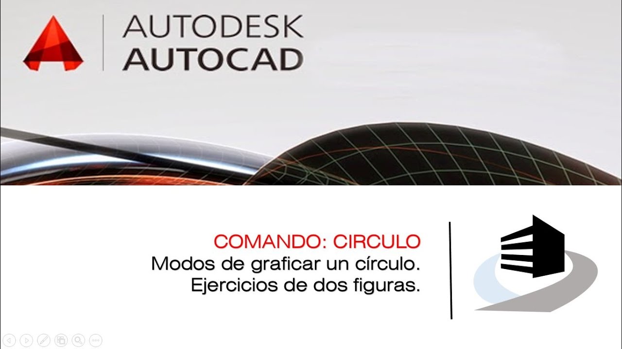 AUTOCAD COMANDO CIRCULO - YouTube
