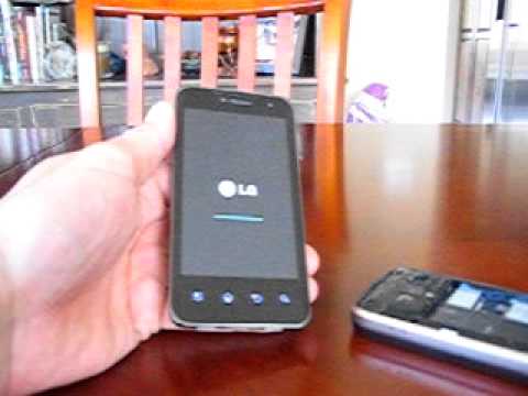 LG G2X Sim Install - YouTube