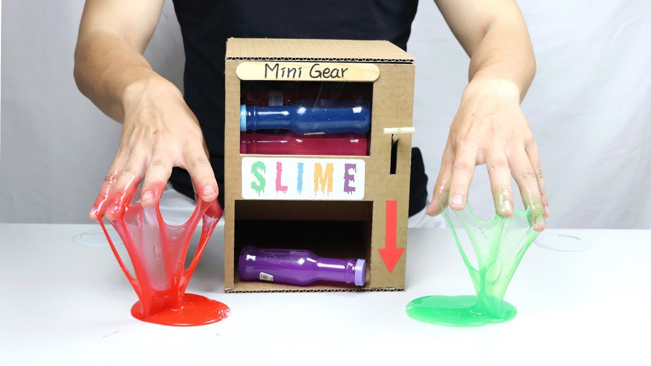How to Make Slime Vending Machine - YouTube