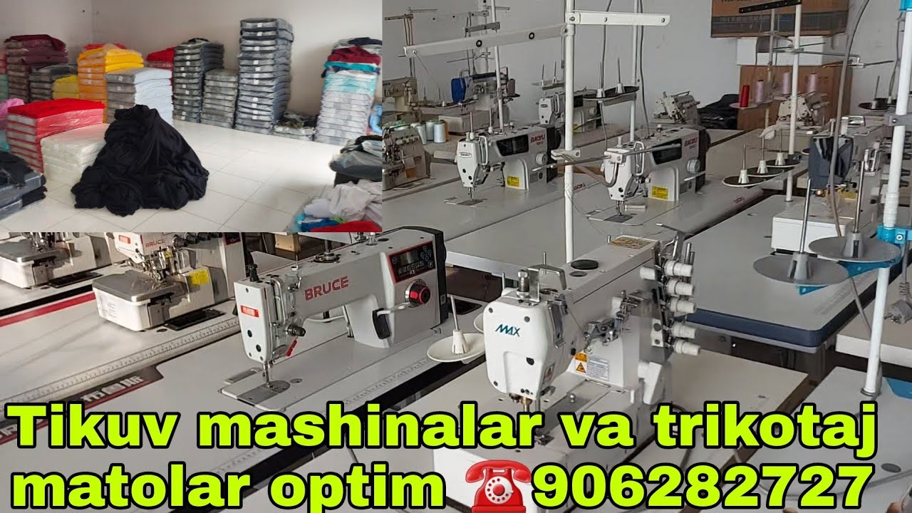 Tikuv mashinalar va trikotaj motalar ☎️906282727 - YouTube