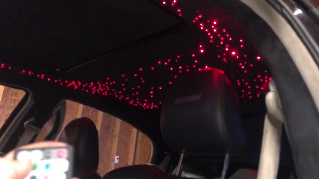 STAR LIGHT HEADLINER INSTALLED IN MY DODGE CHARGER!! - YouTube