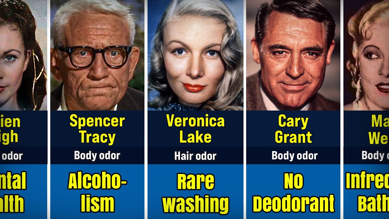 STARS Who Are INFAMOUSLY SMELLY in old Hollywood YOU DID NOT KNOW, Here ...