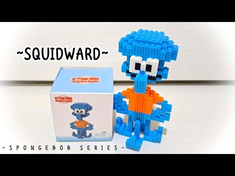 Unboxing & Speed Build Toy Magic Block Squidward / Mainan Magic Block ...