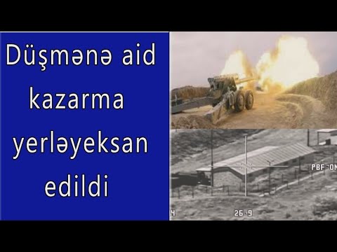 Dusmene mexsus kazarma mehv edildi