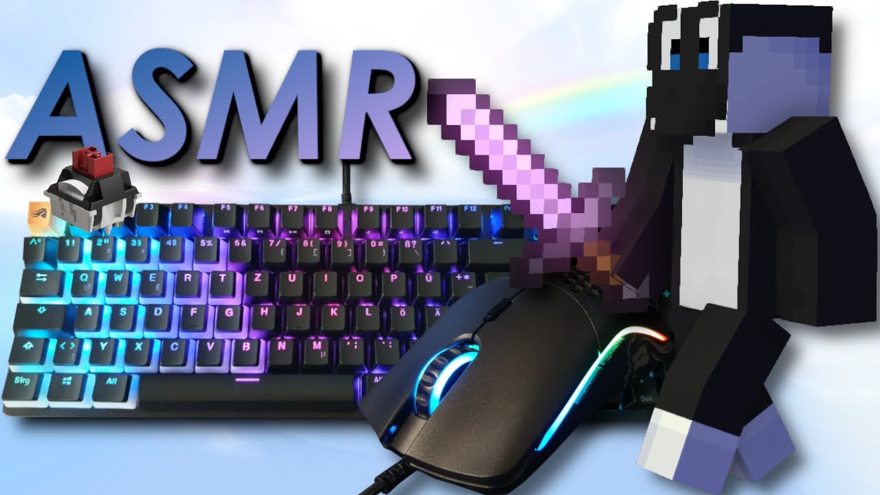(7 Minutes) Relaxing Keyboard & Mouse ASMR || Minecraft Bedwars - YouTube