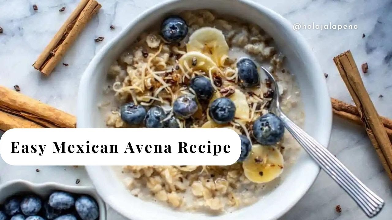 How To Make Super Easy Mexican Avena {Cinnamon-Spiced Oatmeal} - YouTube