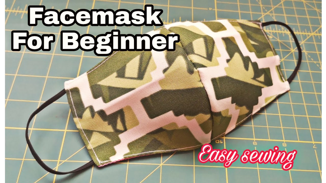 DIY Face mask tutorial| FREE PATTERN - YouTube