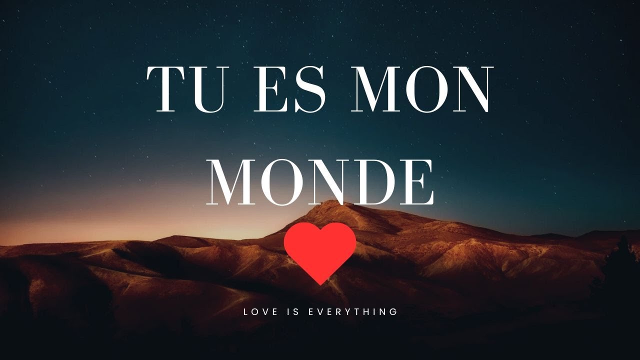 Tu es mon monde (You are my world ) Official French Audio Track ) # ...