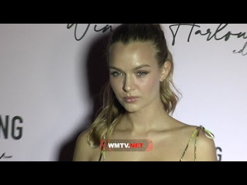 Josephine Skriver arrives at PrettyLittleThing Winnie Harlow Edit Launch Party
