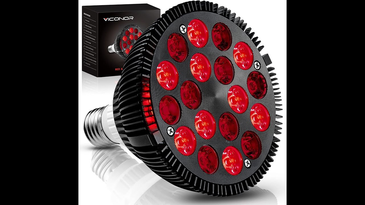 VICONOR 18 LEDs Infrared Light Therapy Lamp - YouTube