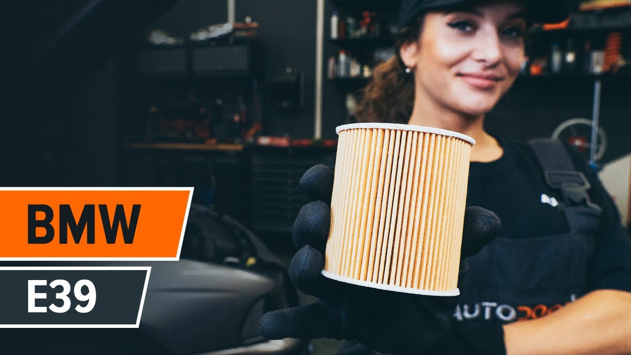 How to change oil filter and engine oil on BMW E39 Touring [TUTORIAL ...