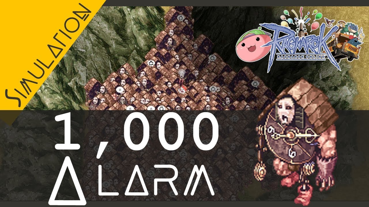 [Ragnarok Online] Simulation 1,000 ALARM Farming zeny - YouTube