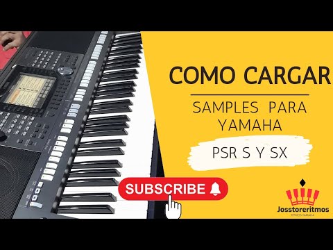 COMO CARGAR PACK DE SAMPLES PARA YAMAHA PSR S, SX, TYROS 5, GENOS 1 Y GENOS 2 @JOSSTORERITMOS ...