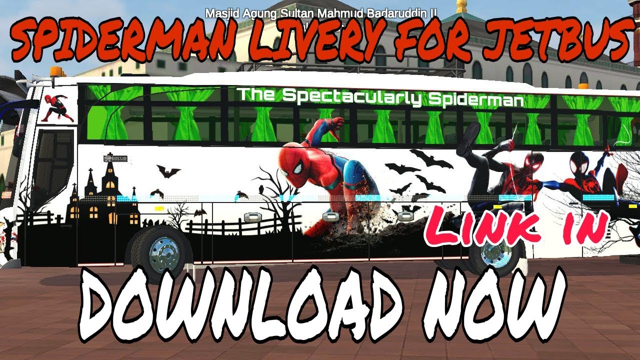 Spiderman livery for Jetbus | Livery Released | Download Now Link In ...