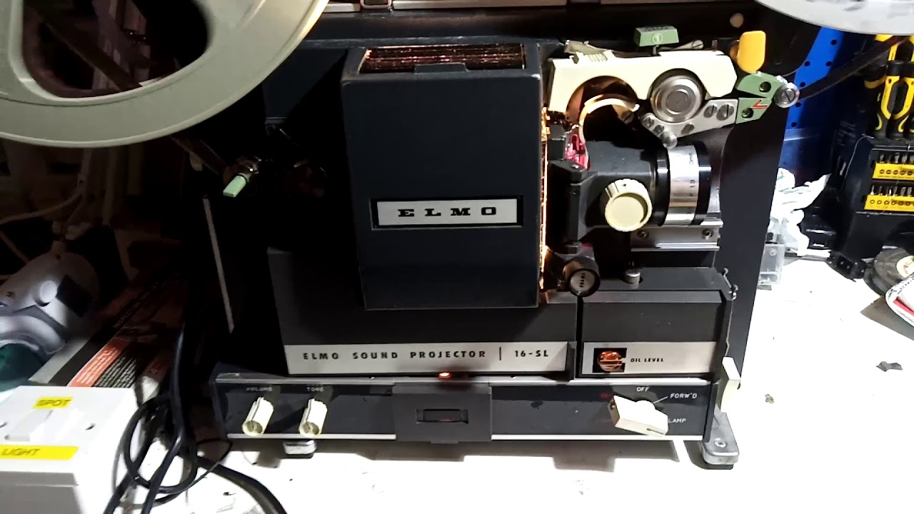 Elmo 16 S-L 16 mm projector - YouTube