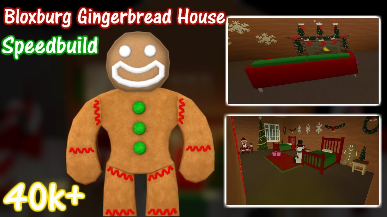 Bloxburg Gingerbread house||speedbuild - YouTube