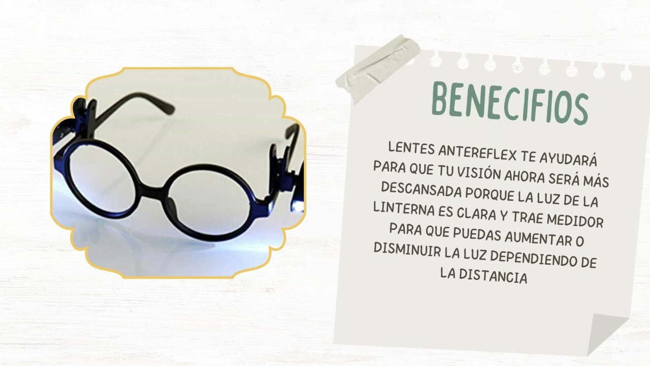 Idea de Negocio: "Lentes con linterna para estudiantes universitarios ...