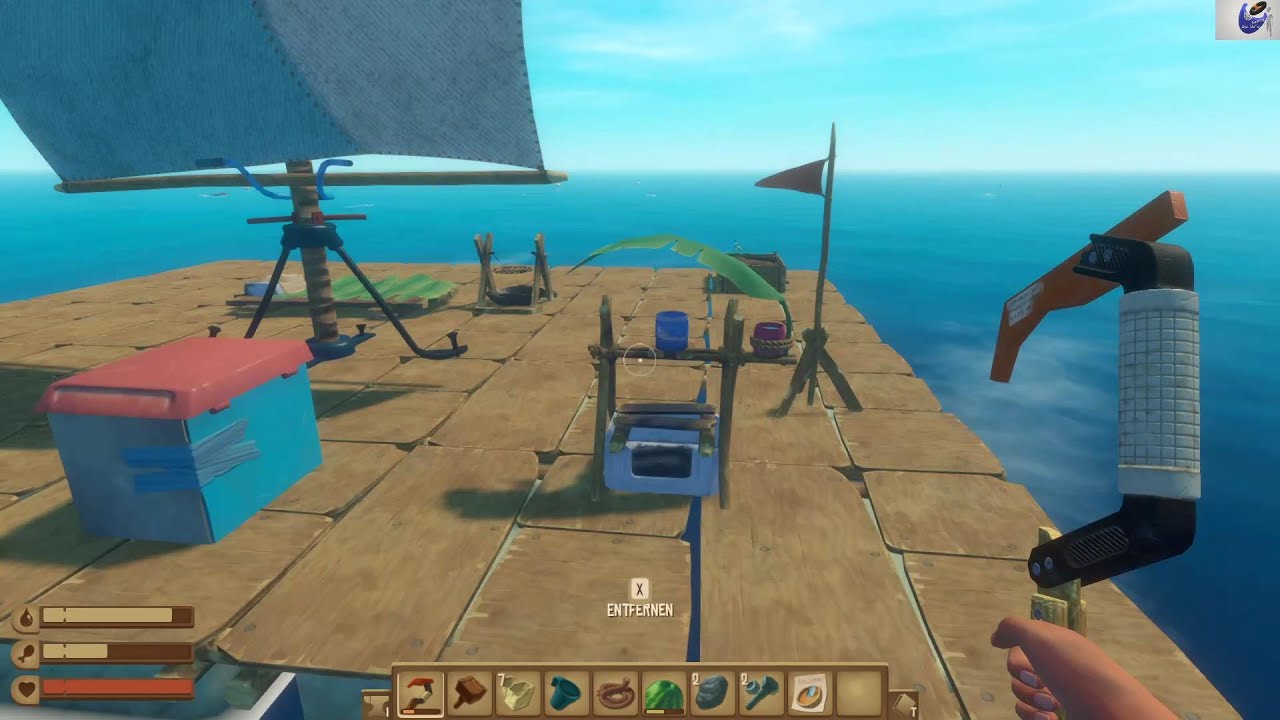 Raft Lets Play #1 Ein Neues Raft entsteht. - YouTube