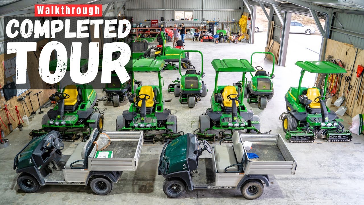 Inside Tieke Golf Estate's Greenkeepers Shed. - YouTube