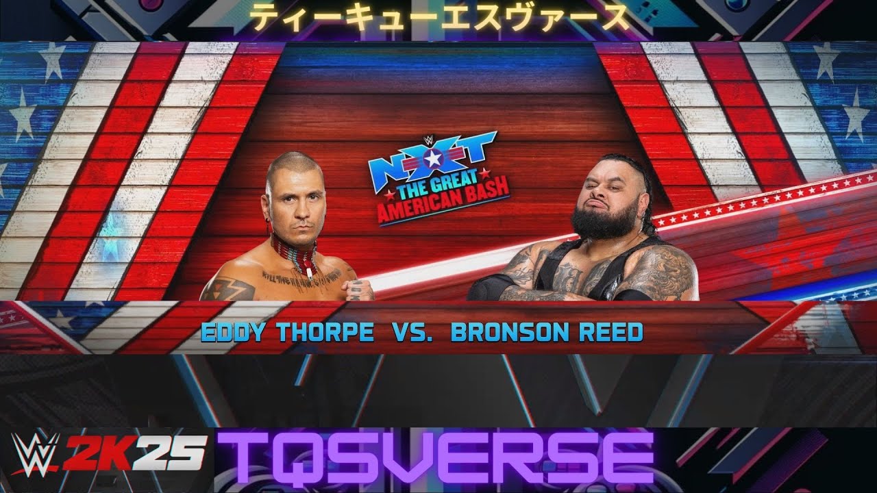 EDDY THORPE VS BRONSON REED. NXT. WWE 2K5. TQS - YouTube