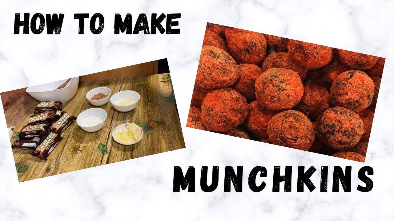 How to make MUNCHKINS || CHOCO BUTTERNUT || NO BAKE - YouTube