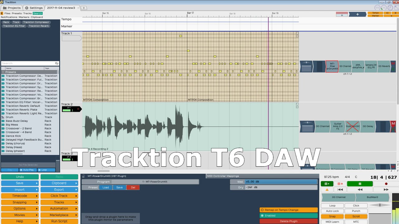 Introduction to Tracktion T6 - Steve Mate - YouTube