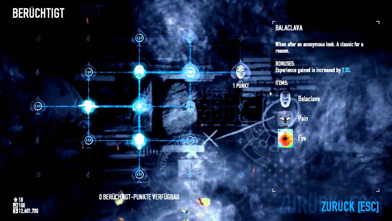Payday 2 - Infamy 2.0 / Berüchtigt Level 6, Neue Skill Trees und ...