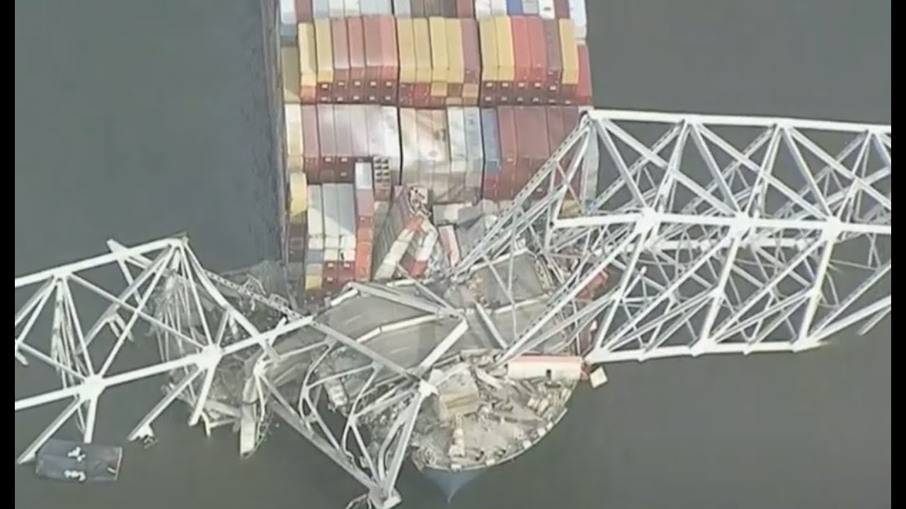 Bodies of 2 people recovered from Key Bridge collapse site - YouTube